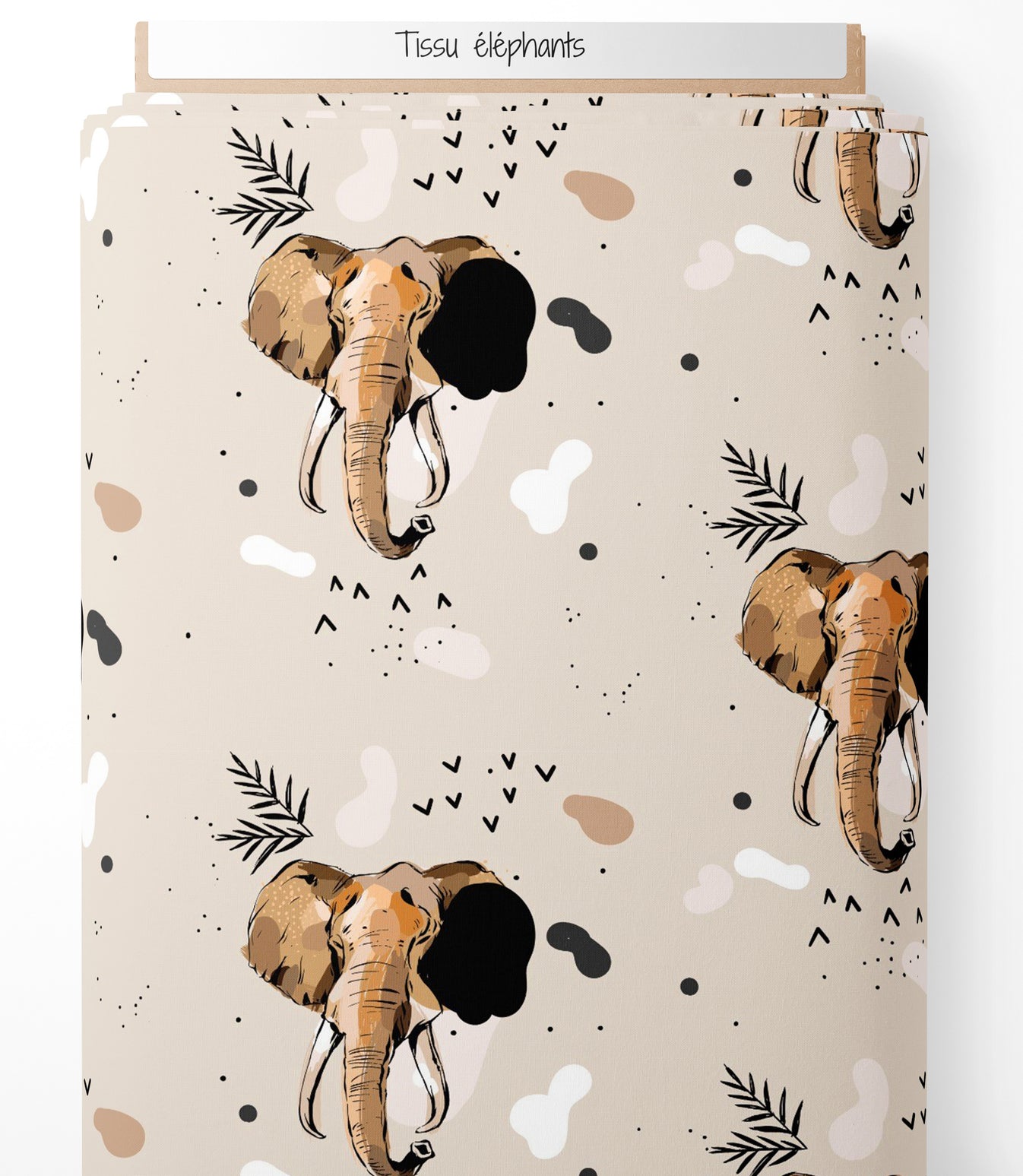 Tissu - Elephants – 1001 Tissus